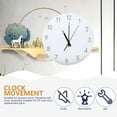 Unique Wall Clocks Work Mechanism Battery Operated Movement Long Axis ...