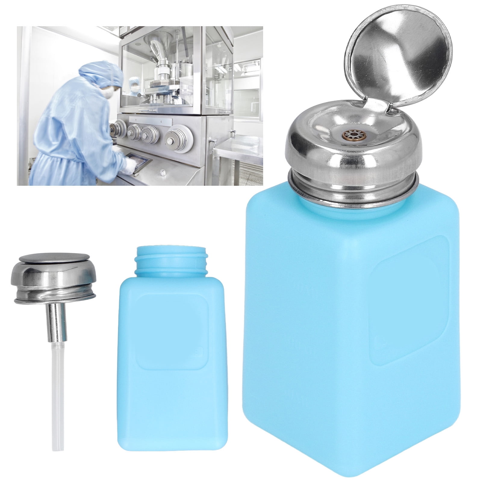 Dispensador De Solvente Seguro ESD De 200 Ml, Botella Cuadrada ...