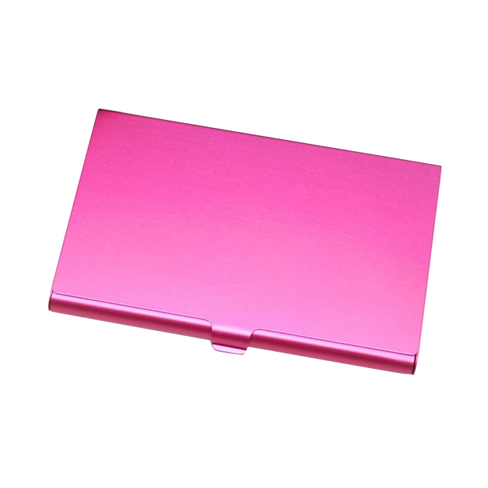 rygai Aluminium Alloy Portable Credit Business ID Card Holder Wallet ...