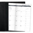 AT-A-GLANCE 2026 Refillable Monthly Planner Black Pocket 3 12 x 6 ...