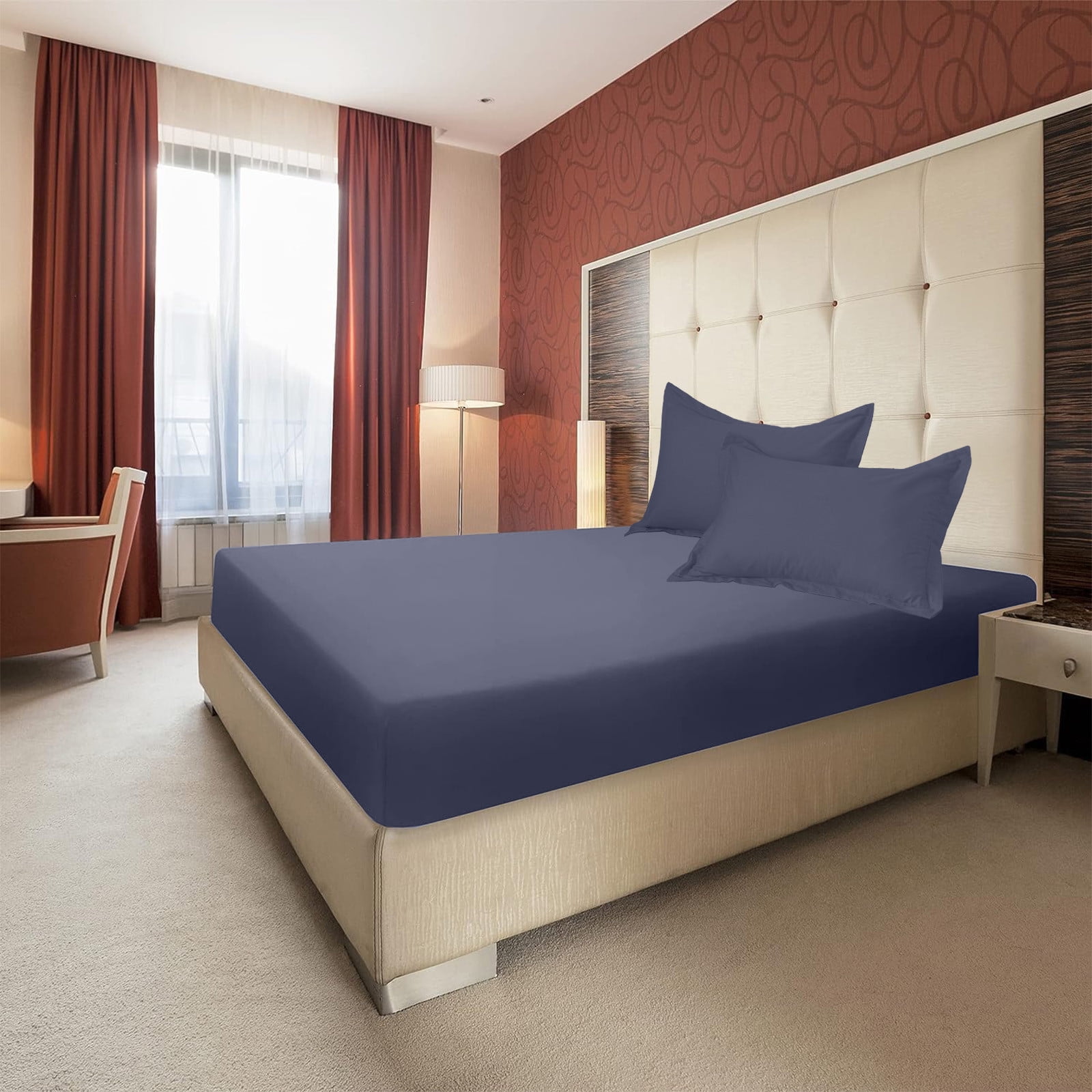 Click here for Eqwljwe Full Fitted Sheet With 2 Pillowcase Soft M... prices