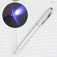 Creative Magic LED UV Light Ballpoint Pen With Invisible Ink Secret Spy ...