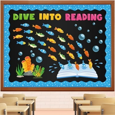 Summer Ocean Sea Bulletin Board Decorations Learning is Fun Positive ...