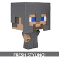Minecraft Steve in Netherite Armor Mini Action Figure, Mob Head Minis ...