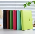 A5 Multicolor Cute PU Leather 6-Ring Refillable Binder Cover with ...
