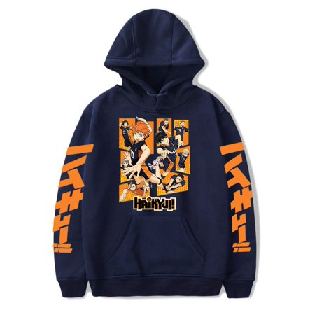 Haikyu!! Game Hoodies Sweatshirts Casual Jacket Adult Children Kids ...