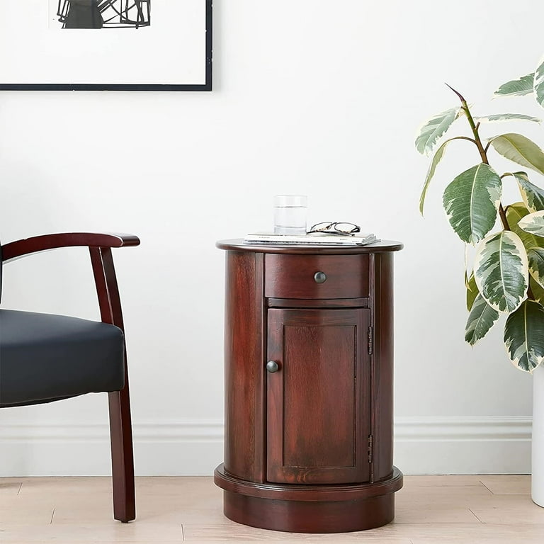 Decor therapy round side table store