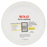 Solo Any Day Paper Dinner Plates, 10", 55 Count - Walmart.com