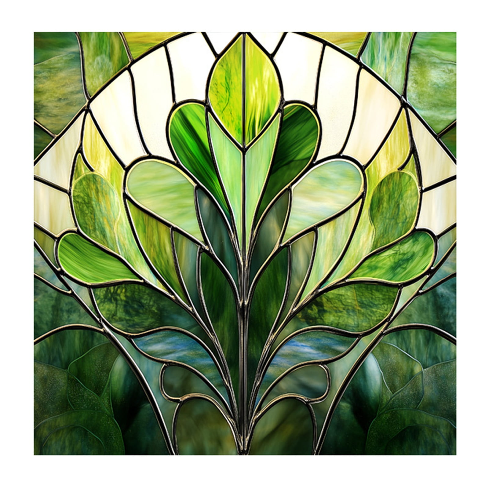 Click here for Hyasfey Stained Glass Static Window Film Privacy P... prices