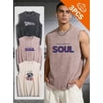 3pcs Mens Vintage Washed Tank Tops In Black, Coffee & Apricot — 100% ...