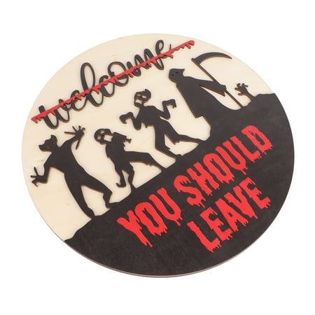 Horror Welcome Sign, 3D Halloween Horror Welcome Sign Farmhouse Theme ...