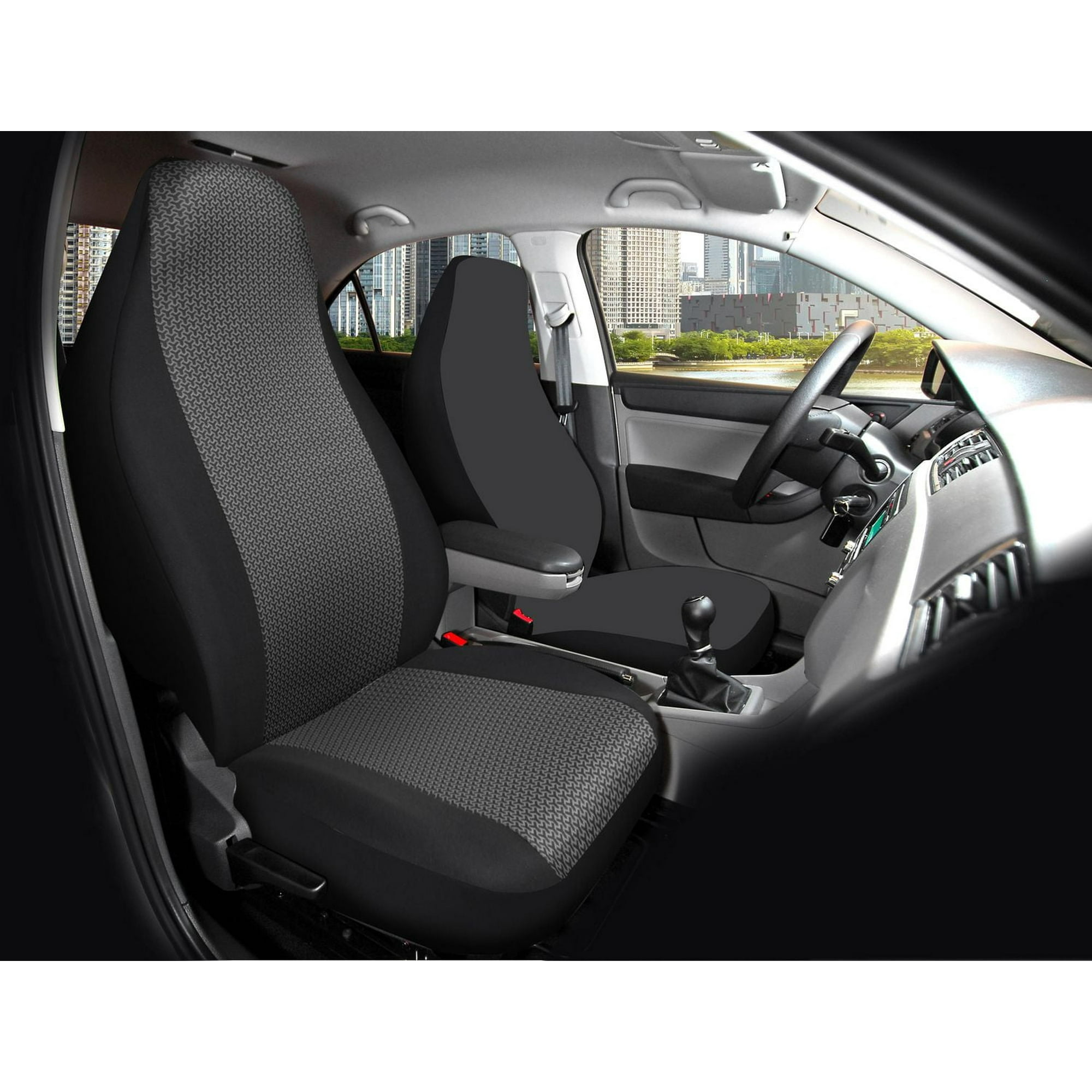 Click here for Auto Drive 1-Piece Atlanta Front Car Seat Cover Bl... prices