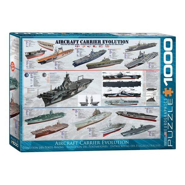Eurographicspuzzles Transportation & Aviation - Aircraft Carrier ...