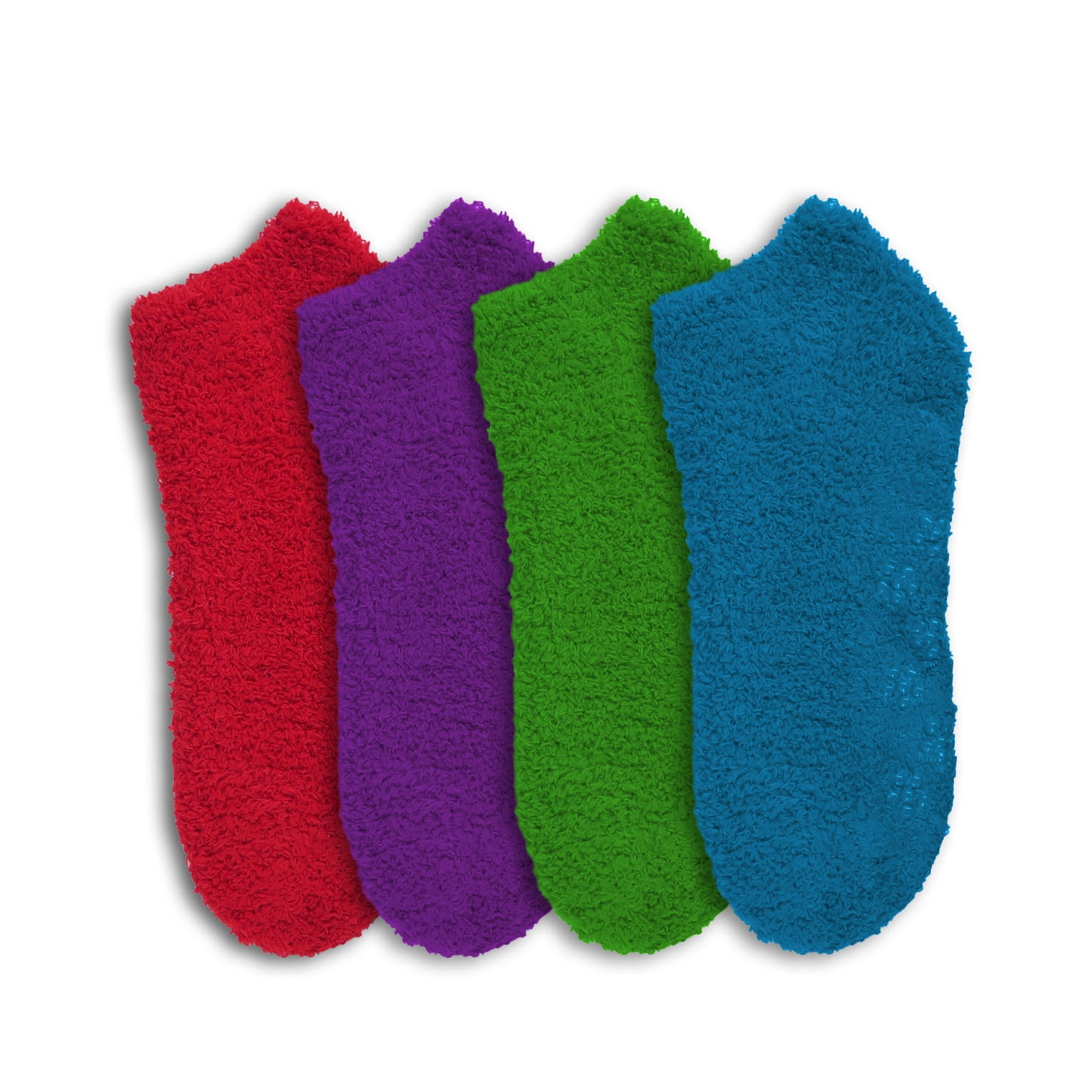 Women's Fuzzy Comfy Warm Winter Super Soft Anti-Slip Ankle Socks, Value ...