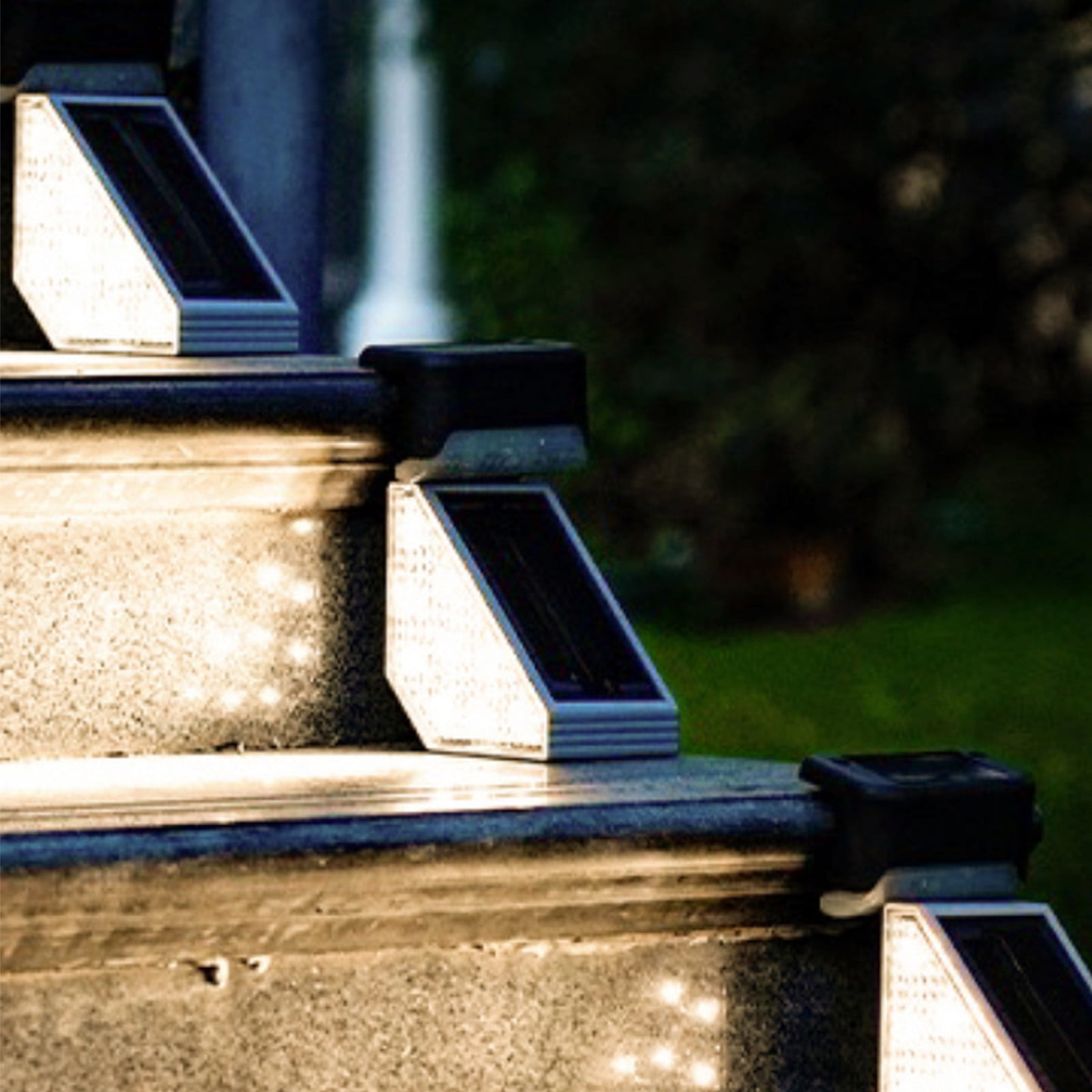 RKZDSR Solar Staircase Step Light Outdoor Waterproof Step Light ...