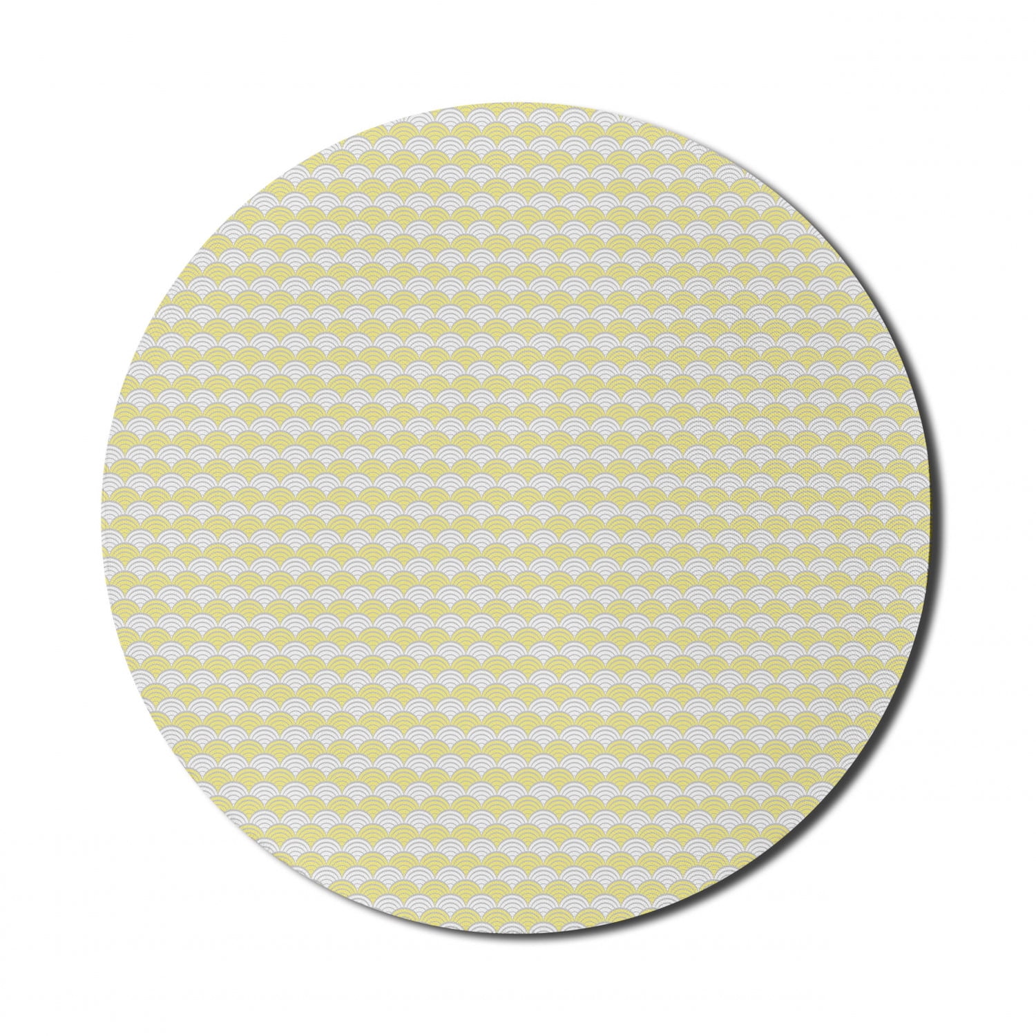 Abstract Mouse Pad for Computers, Continuous Half Circles Japanese ...