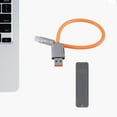 Short USB to USB C Cable Male to Male 480Mbps High Speed Data Cord ...