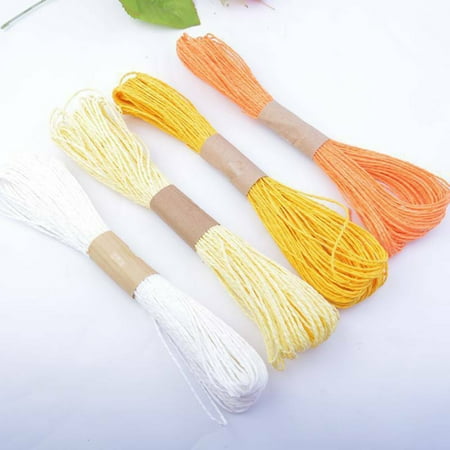 30m Double-strand Color Paper Rope 2mm DIY Hand-knitted Kindergarten ...