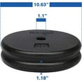 Yes4All 25 lbs Standard Weight Plates, 1 inch Cast Iron Weight Plates ...