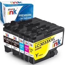 Brother Genuine LC3033C, Single Pack Super High-yield Cyan INKvestment ...