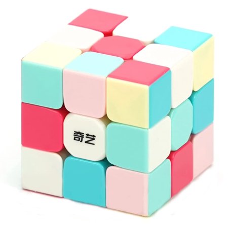 Cuberspeed Qiyi Pastel 3x3x3 Speed Cube stickerless QiYi Warrior S 3x3 ...