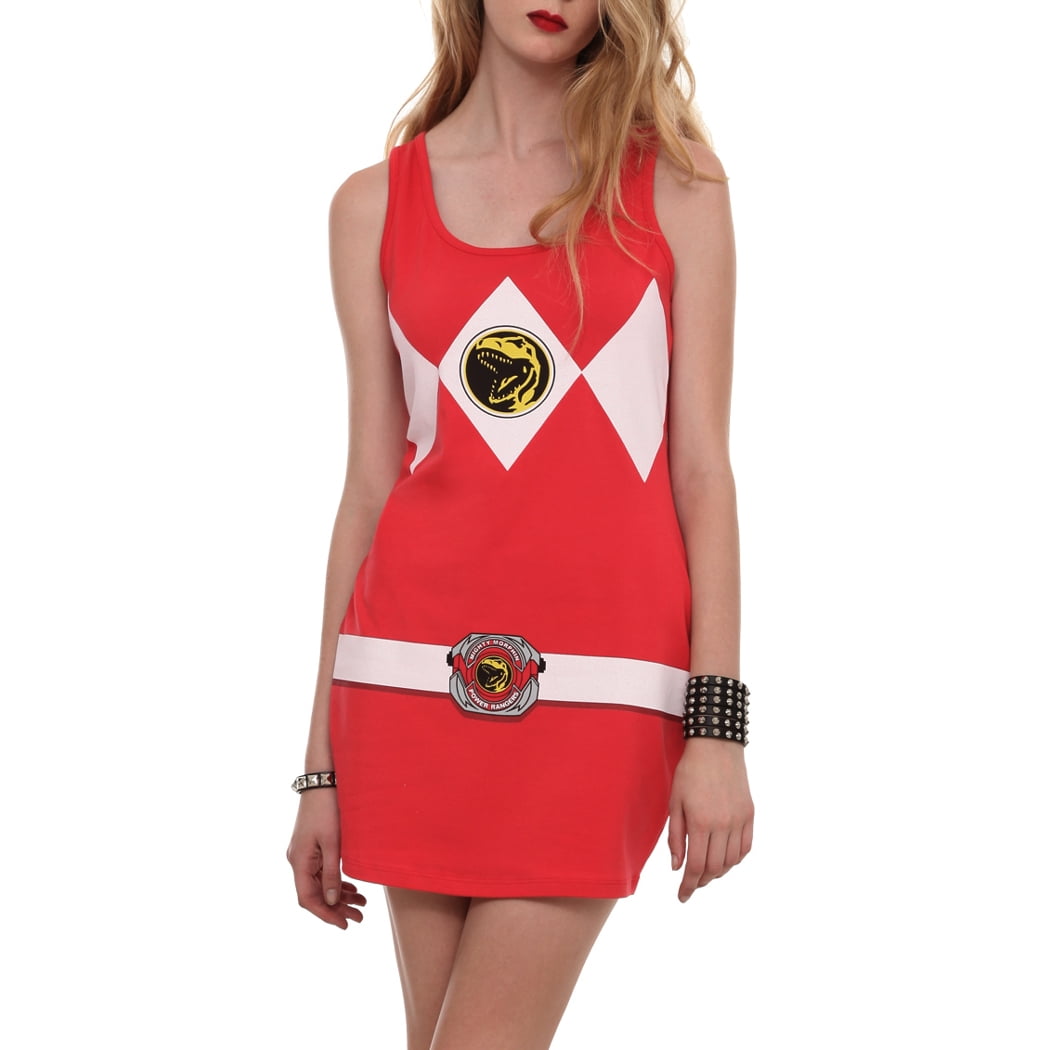 Power Rangers Red Ranger Tunic Tank Dress - Walmart.com