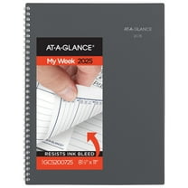 2025 AT-A-GLANCE® DayMinder® Weekly/Monthly Planner, 8-1/2" x 11", Gray ...