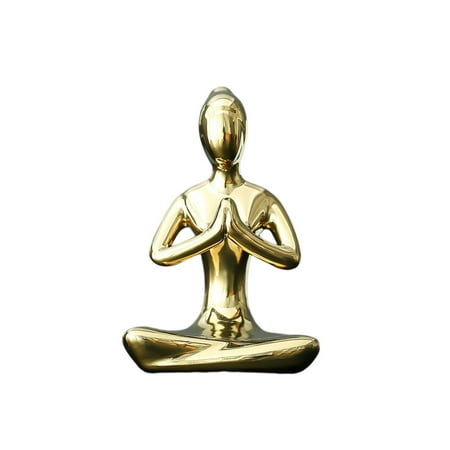 Yoga Statue Realistic Figurines Pose Statues Exquisite Mini Sculpture ...