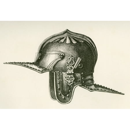 17Th Century Helmet, Said To Have Belonged To Oliver Cromwell. From The ...