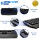Sportsbot SS301 Blue LED Gaming Over-Ear Headset, Keyboard & Mouse ...