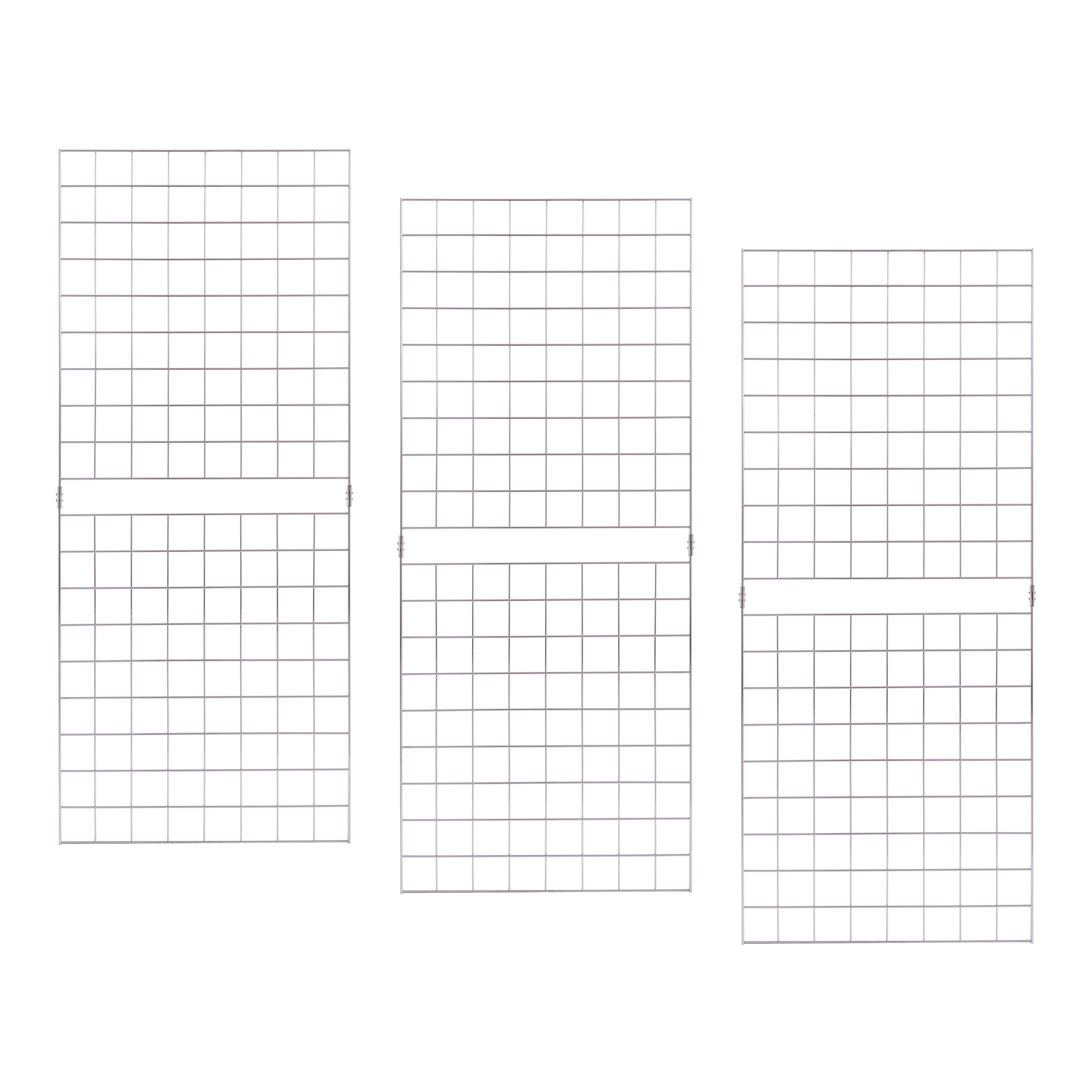 2' x 5' Chrome Portable Grid Panel (Pack of 3) - Walmart.com