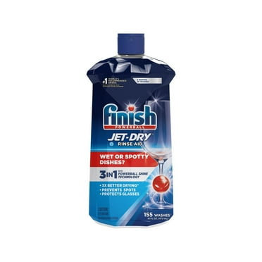 Finish Jet-Dry Dishwasher Rinse & Drying Agent with 5x Power Actions ...