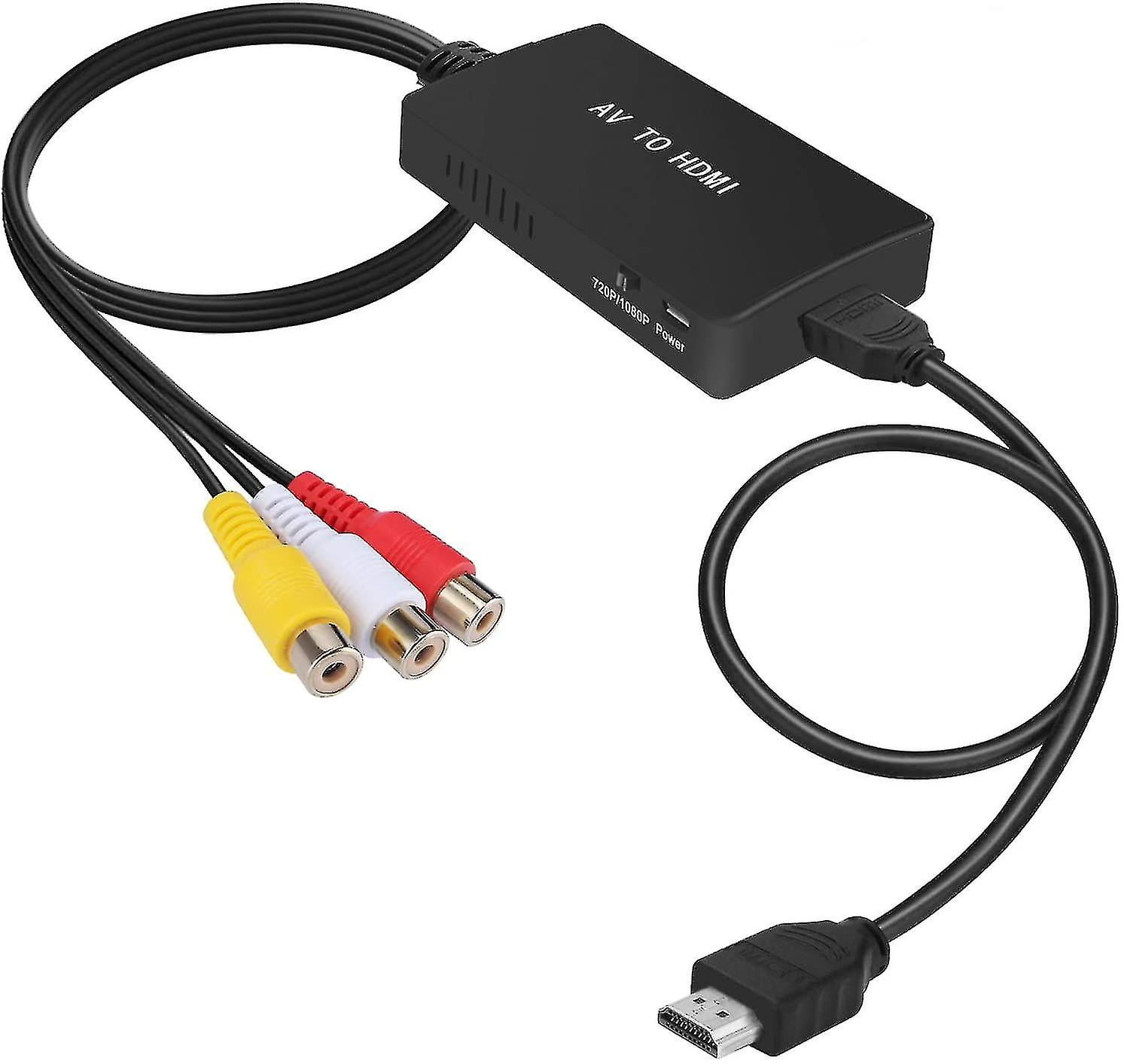 Conversor a HDMI YONGSHENG adaptador Compo a HDMI 1080p Pal/ntsc ...