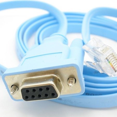 Rj45 To Rs232 Network Cable To Serial Cable 1.5 Meters Cisco Db9/Com ...
