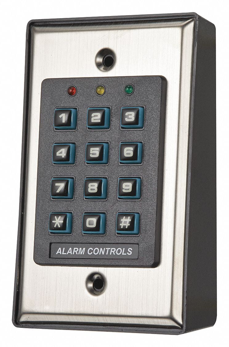 Alarm Controls Keypad,SS,5in. H x 3in. W x 2 in. D KP-100A - Walmart.com