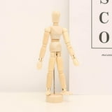 LongLiYi Wooden Puppet Ornament Mannequin Mini Toy Drawing Doll Human ...