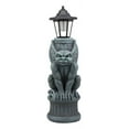 "Ebros Exclusive Gothic Gargoyle Statue, 20"" Tall, with Solar LED ...