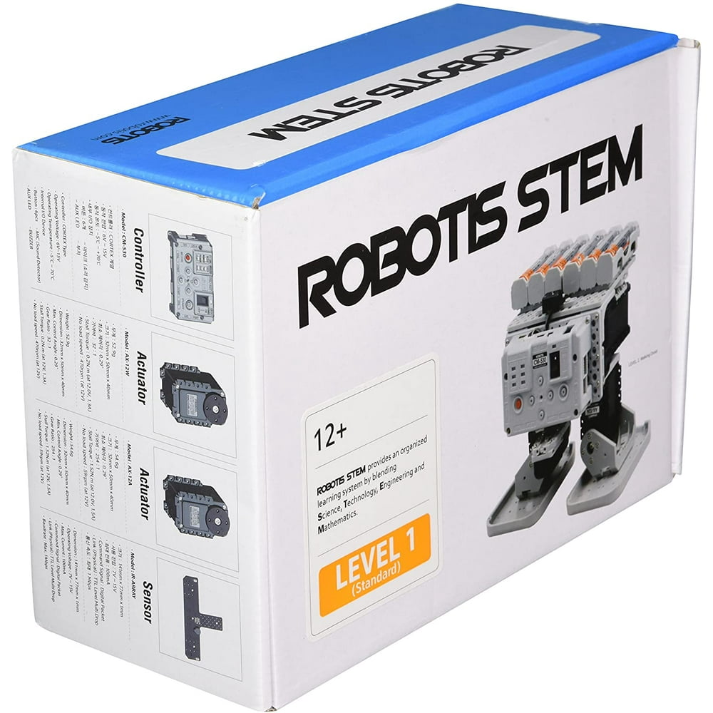 ROBOTIS KIDSLAB 7-in-1 STEM Level 1 Standard Robotics Kit for High ...