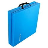BalanceFrom Fitness GoGym 6' x 2' x 1.5" Folding Exercise Mat, Blue ...