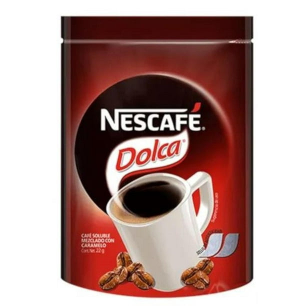Pack de 20 Café Nescafe Dolca Doy Pack 22 gr Nescafe Dolca | Bodega ...
