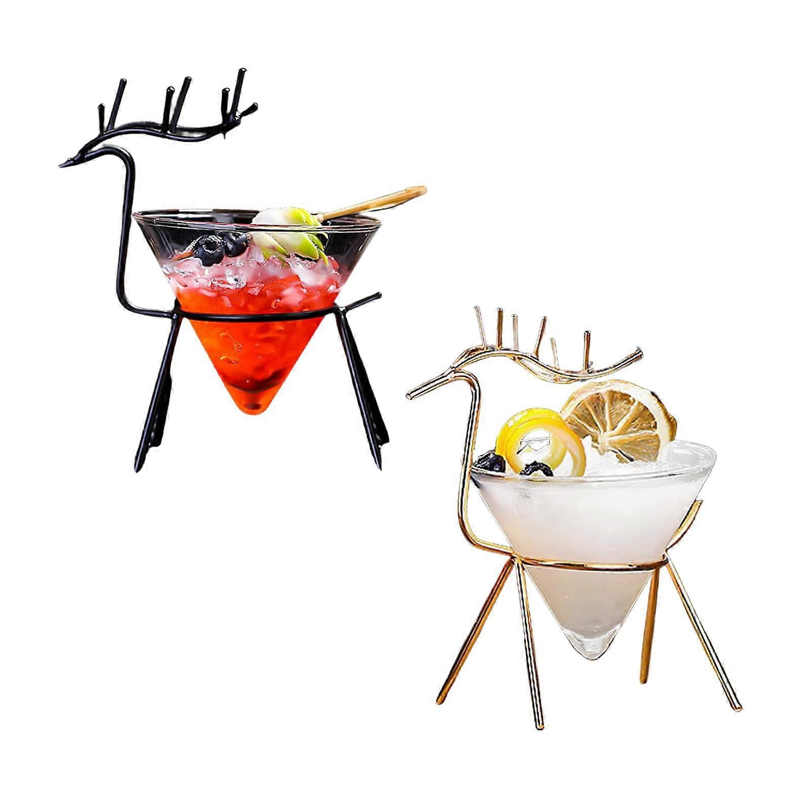 Click here for Unbranded Stemless Martini Glasses Set Of 2 Cockta... prices