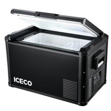 ICECO VL65 68 Quart Dual Zone Portable Refrigerator, 65 Liters, DC 12 ...
