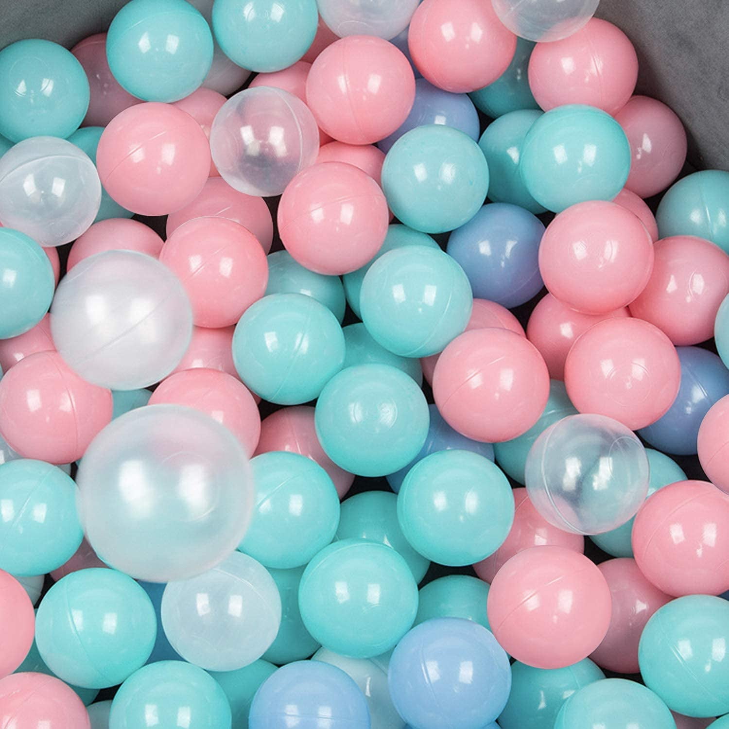 Ball Pit Balls 100 for Kids Plastic Balls - Baby or Toddler Ball Pit ...