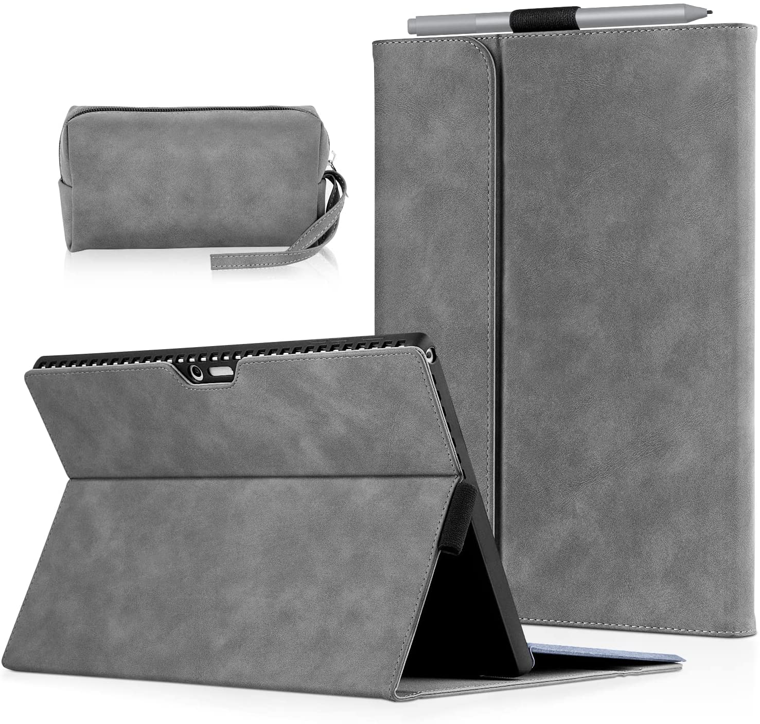 Fintie Portfolio Case for 12.3 Inch Microsoft Surface Pro 7, Surface ...
