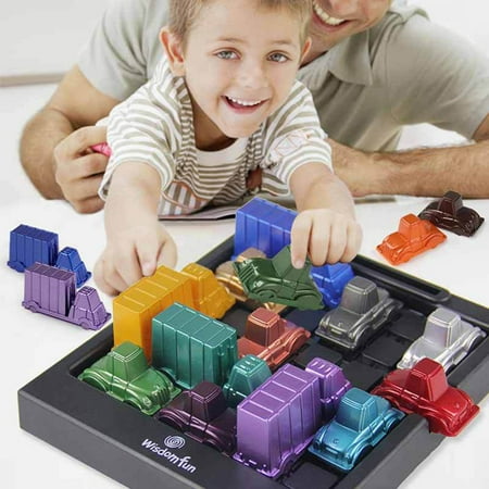 Bingirl Rush Hour Traffic Jam Logic Game Children Car Set Logical ...