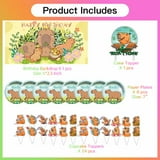 Capybara Party Supplies Plates for Capybara Decorations Birthday Cake ...