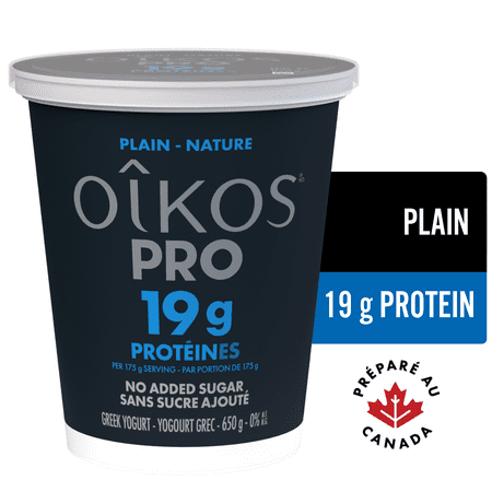 Oikos Pro Yogurt, Plain, High Protein - Walmart.ca