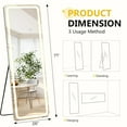 Full Length Mirror with LED Lights Rectangle 71"*26" Full Body Floor ...