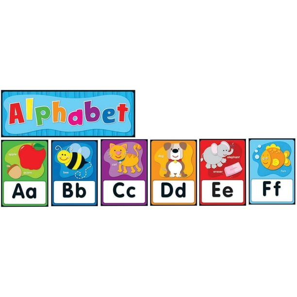 Carson Dellosa Publishing Quick Stick Bulletin Board Set Alphabet