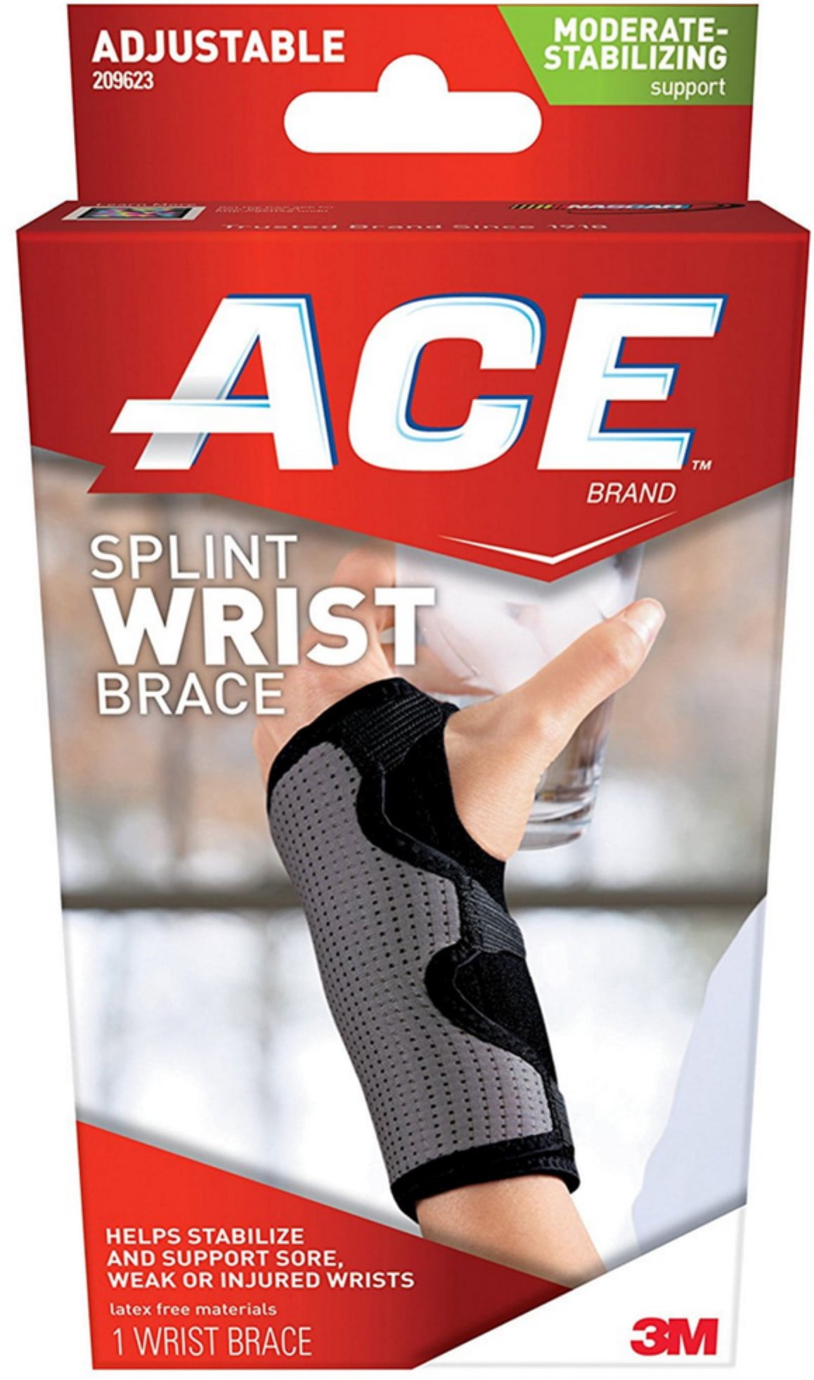 2 Pack - ACE Comfortable Adjustable Neoprene Wrist Support, Mild 1 ea ...